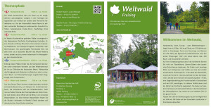 Flyer Weltwald Freising - schubert-landschaft.de
